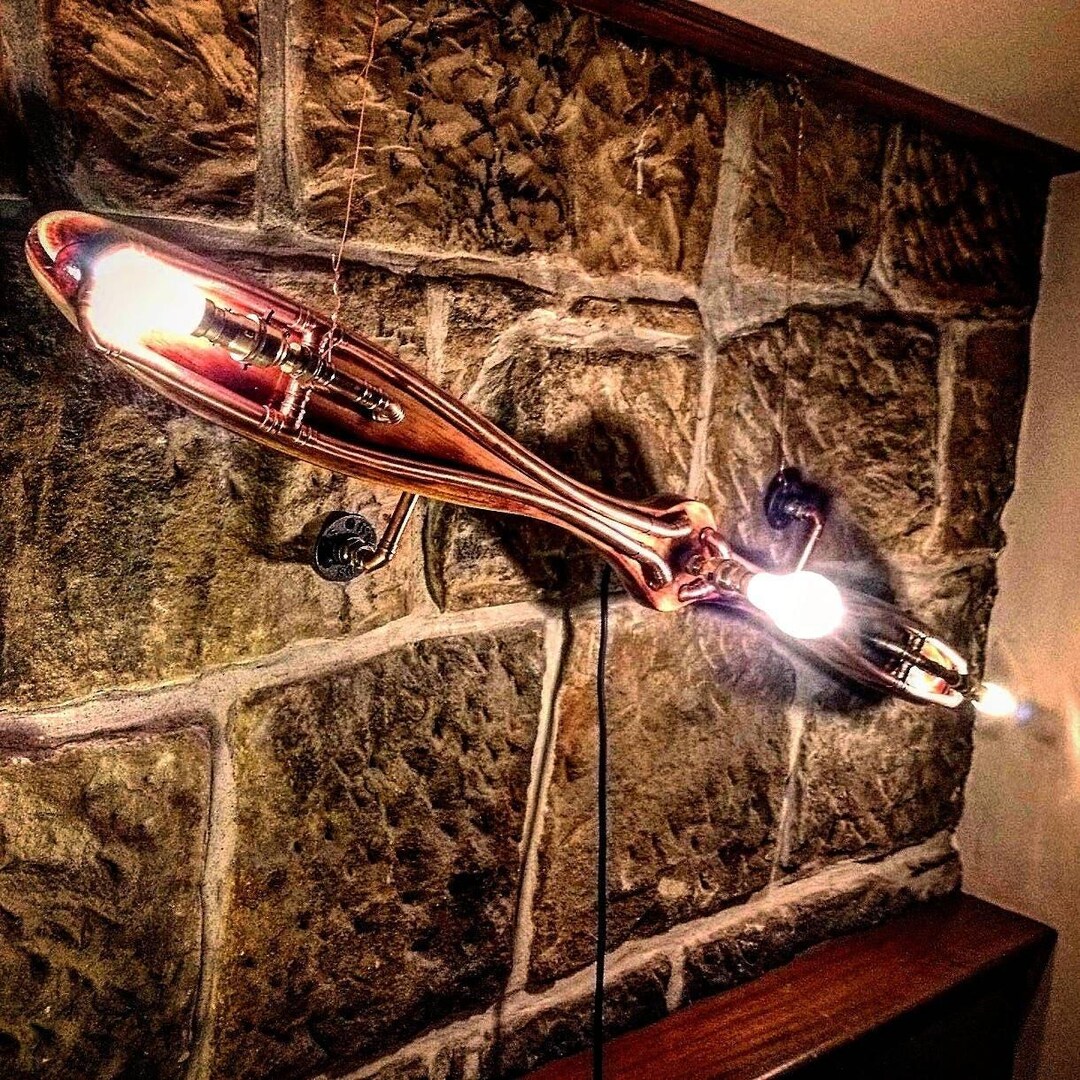 The Wright Wall Propeller Light - Etsy