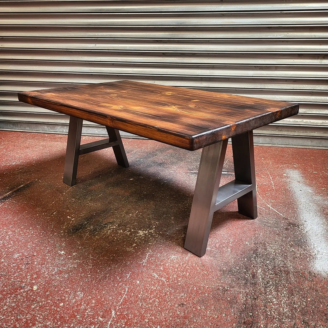 Steampunk Coffee Table - Retro Industrial Art - Etsy