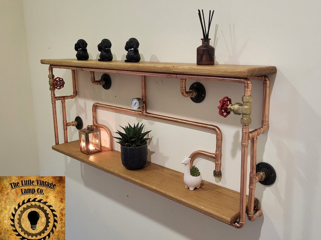 The Hamish Steampunk Shelving Unit - Etsy
