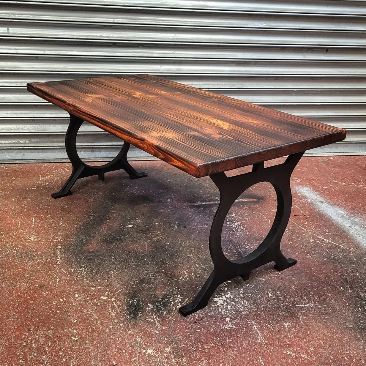 Steampunk Coffee Table Retro Industrial Art - Etsy