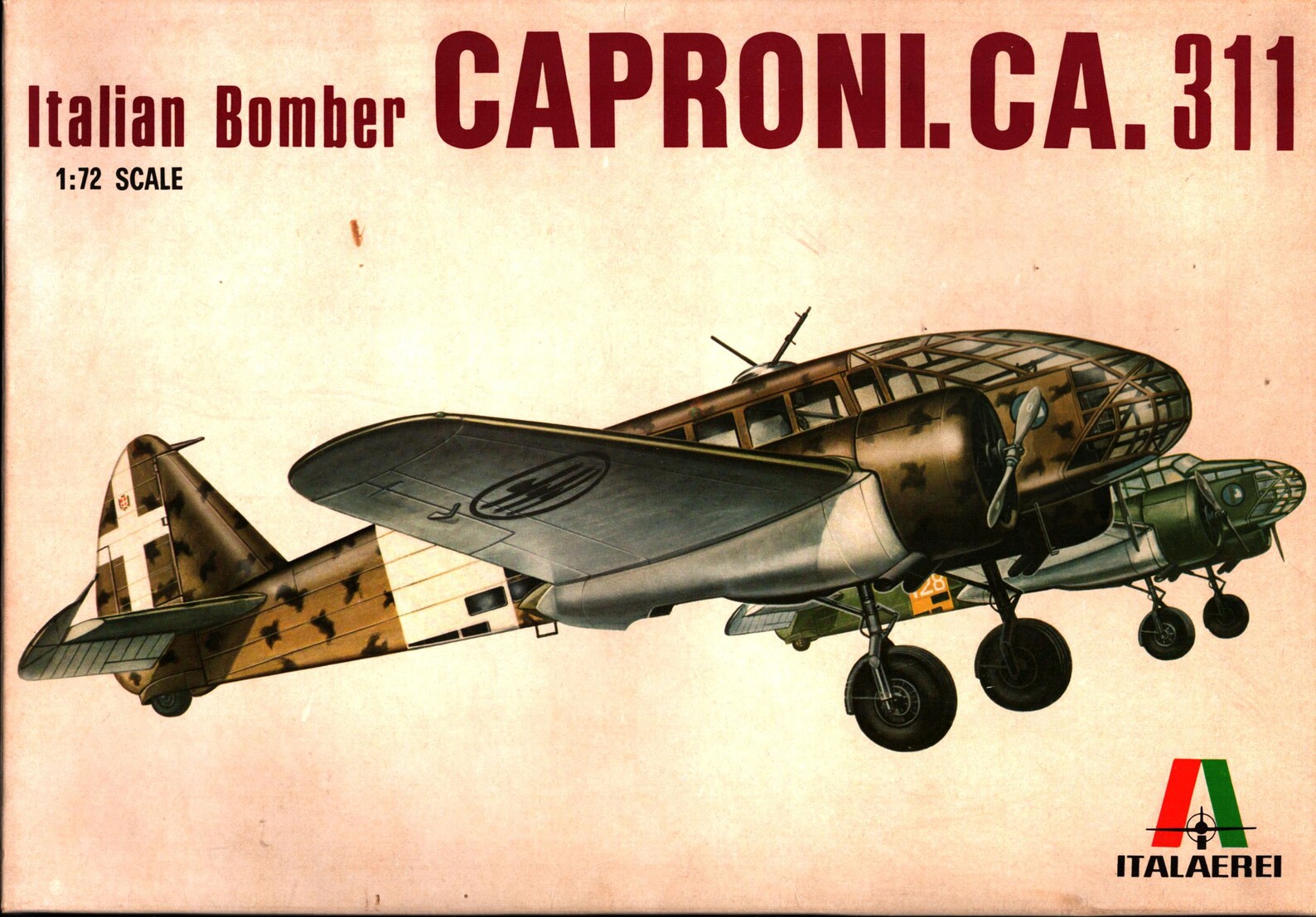 Italeri 1/72-scale Caproni Ca.311 WW2 Italian AF Regia Aeronautica Kit ...