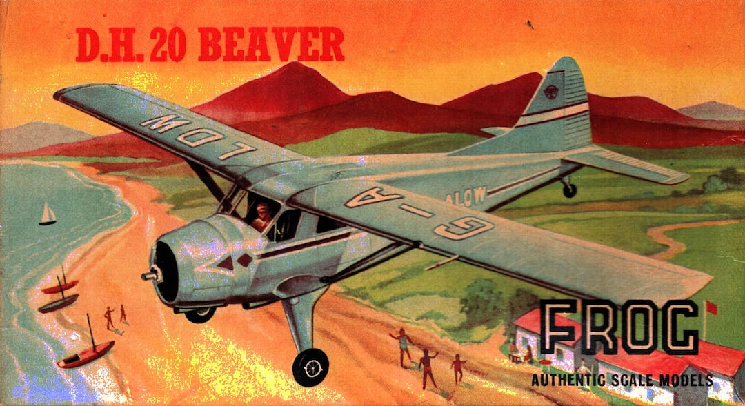 Frog 1/82-scale De Havilland Canada DHC-1 Us Army USAF L-20 RCAF Rcmp ...