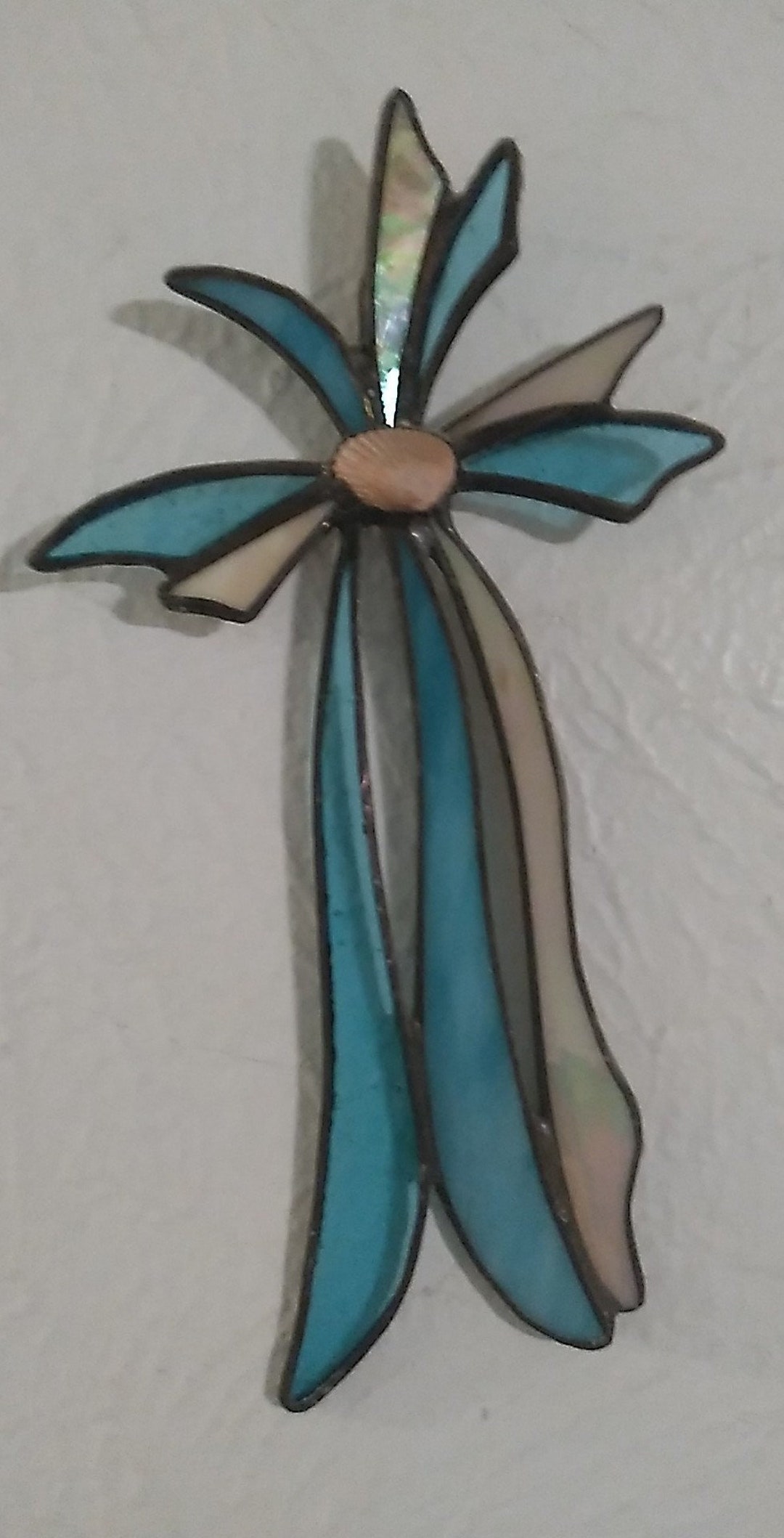 Stained Glass Ribbon Cross - Etsy