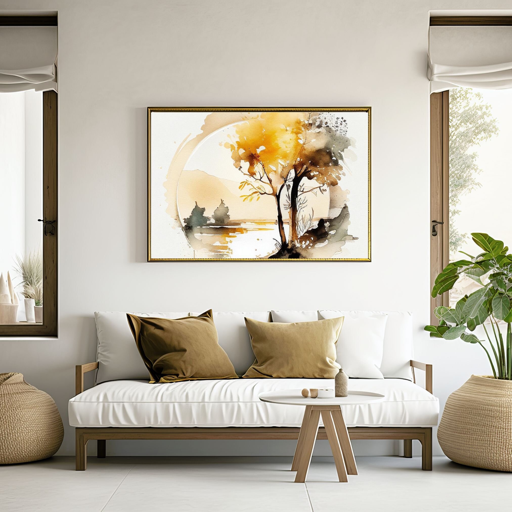 Sunrise Art Print PRINTABLE Art Landscape Wall Art Digital Art Print ...