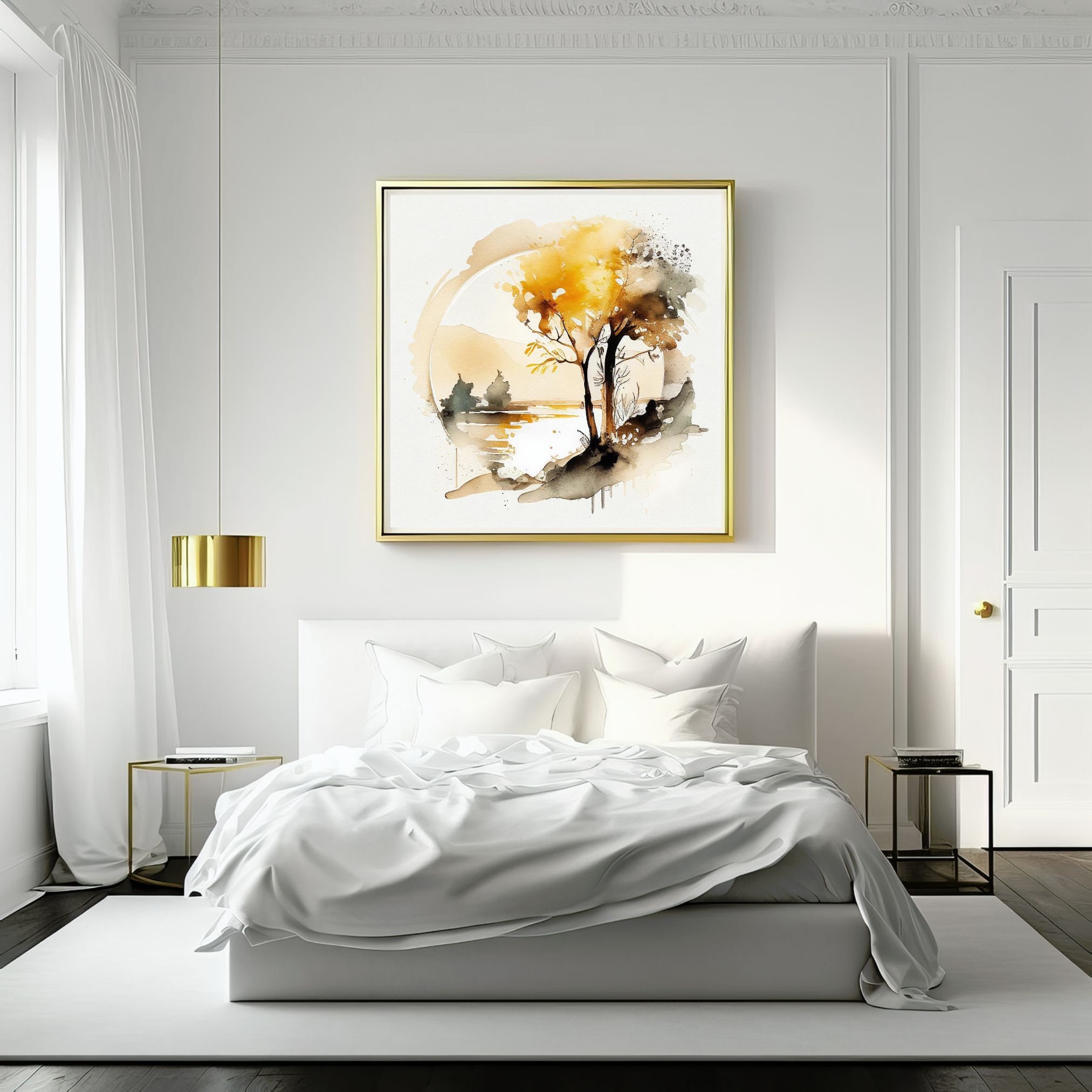 Sunrise Art Print PRINTABLE Art Landscape Wall Art Digital Art Print ...