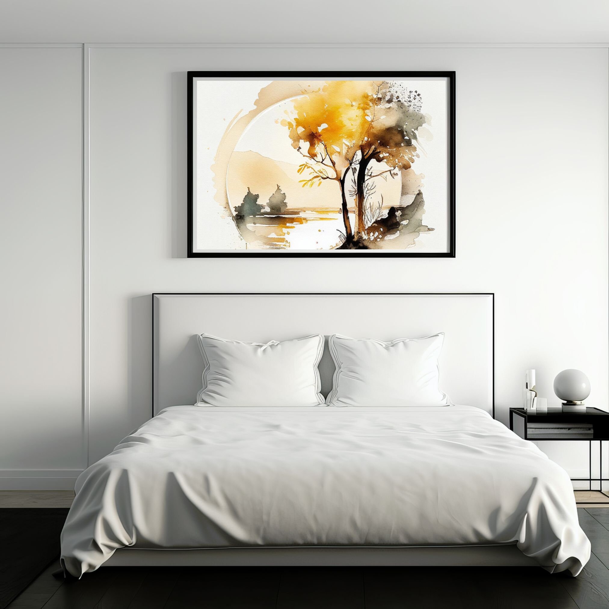 Sunrise Art Print PRINTABLE Art Landscape Wall Art Digital Art Print ...