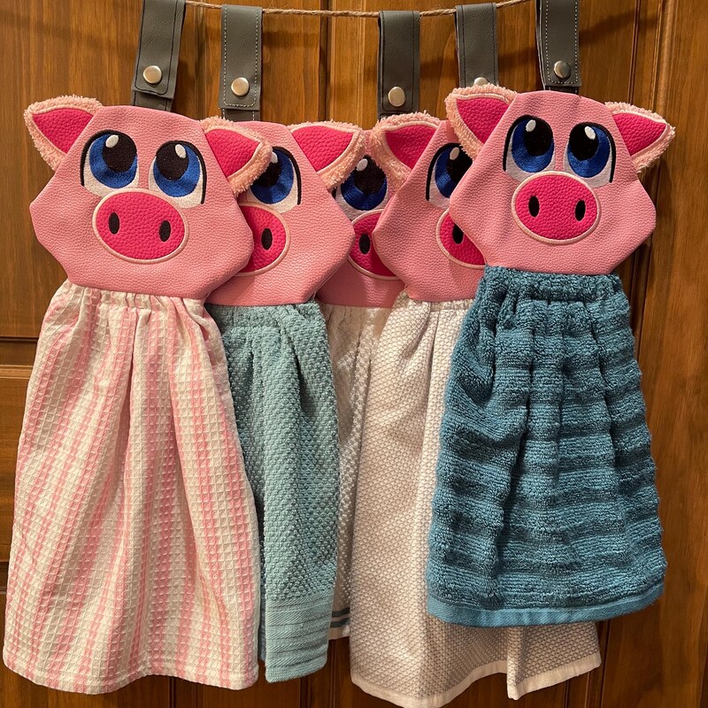 Pig Hand Towel - Etsy
