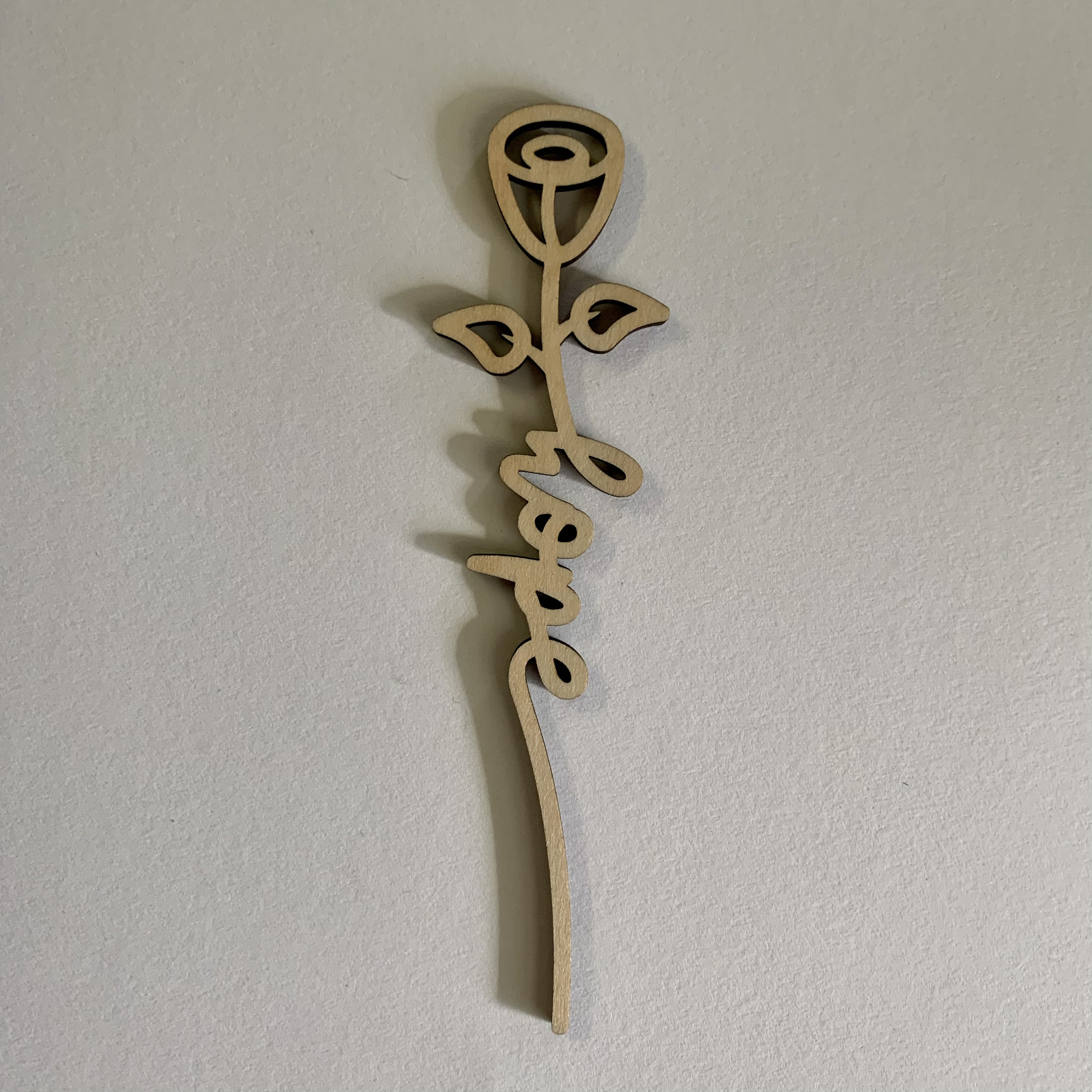 Garden Stakes Garden Decor Wooden Flowers Flower Pot Stakes - Etsy