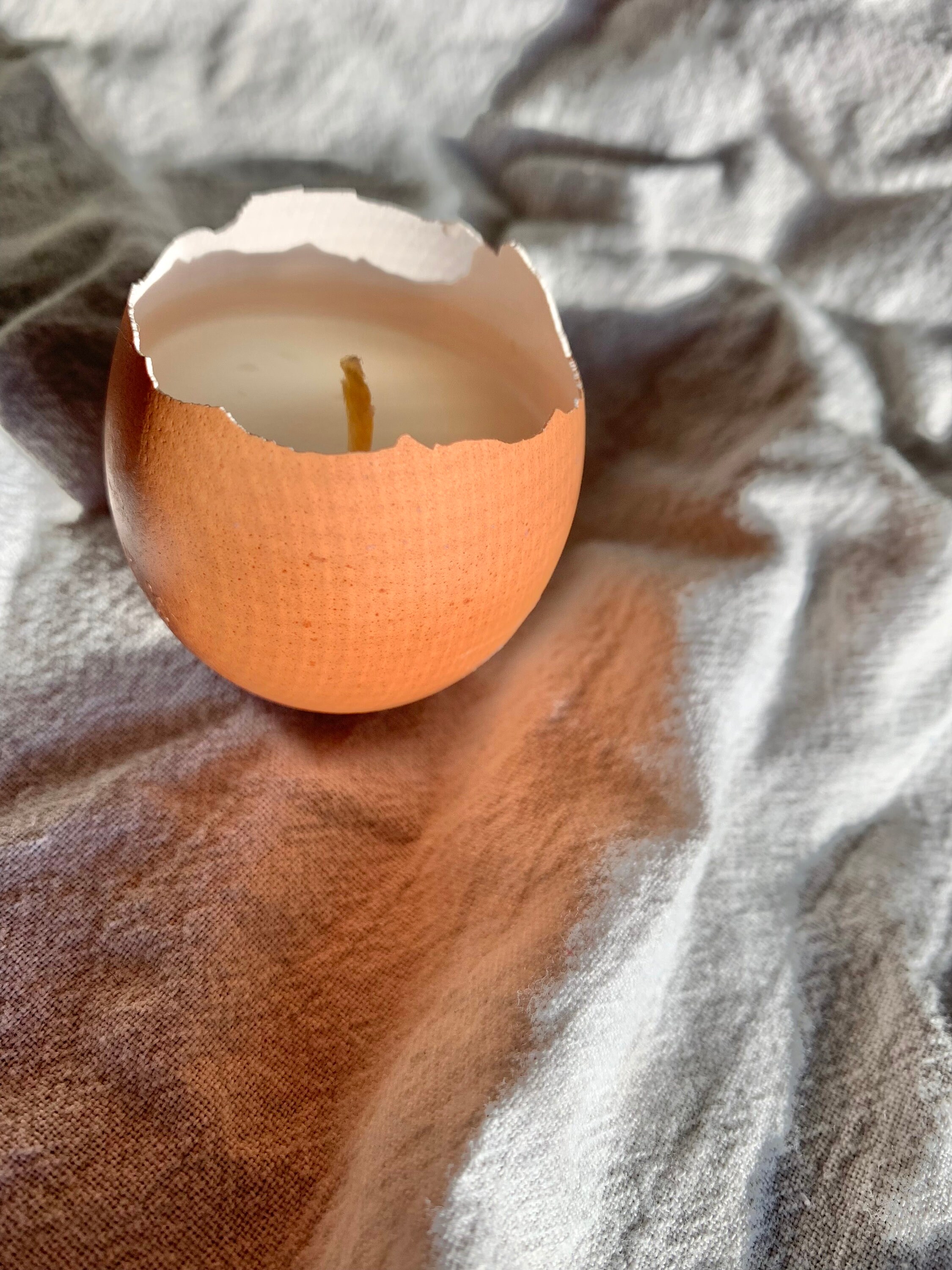 Eggshell Candles Farmhouse Decor Handmade Candle Candle - Etsy