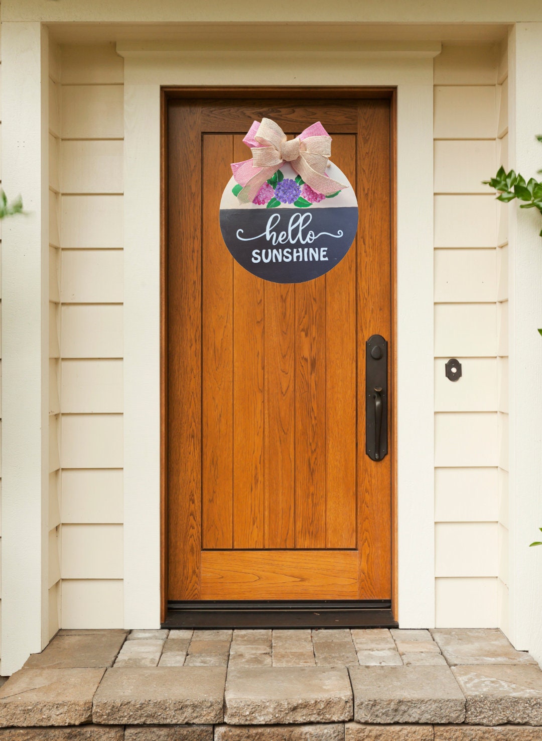 Hand Painted Wooden Sign, Front Door Sign, Door Decoration - Etsy