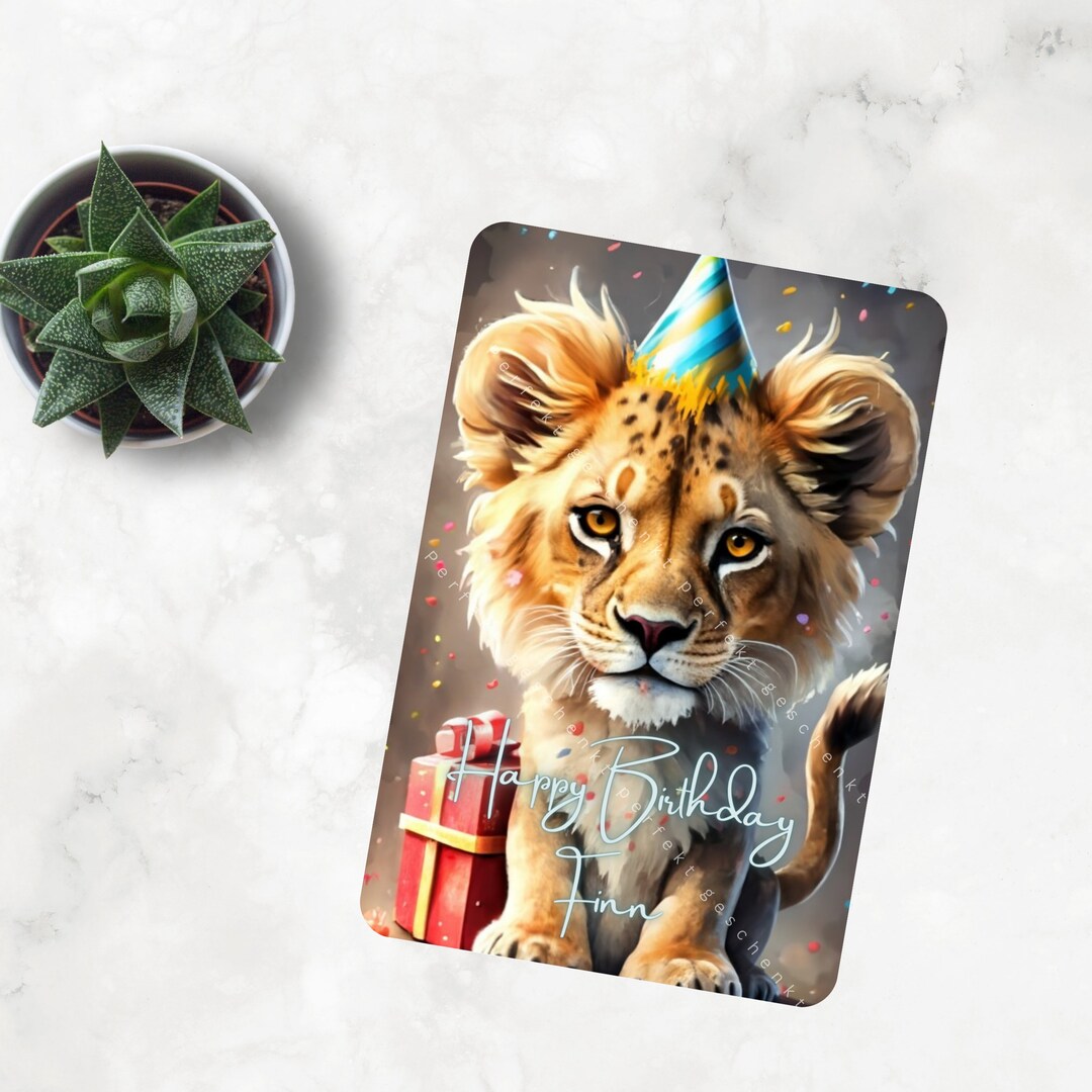 Birthday Card, Congratulations Card, Greeting Card, Postcard, Gift ...