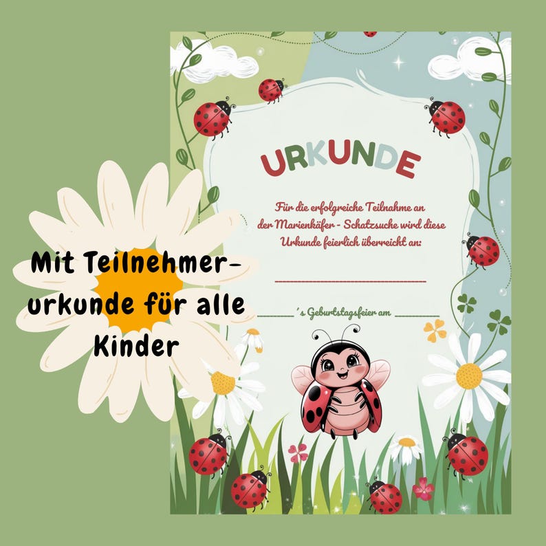 Ladybug Treasure Hunt Printable – Scavenger Hunt for Garden Children's ...
