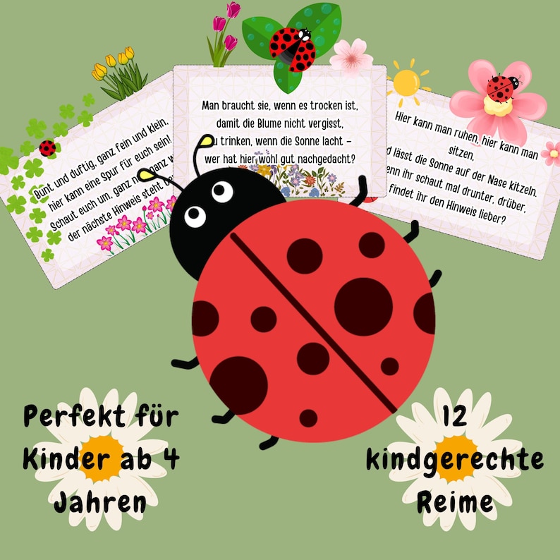 Ladybug Treasure Hunt Printable – Scavenger Hunt for Garden Children's ...