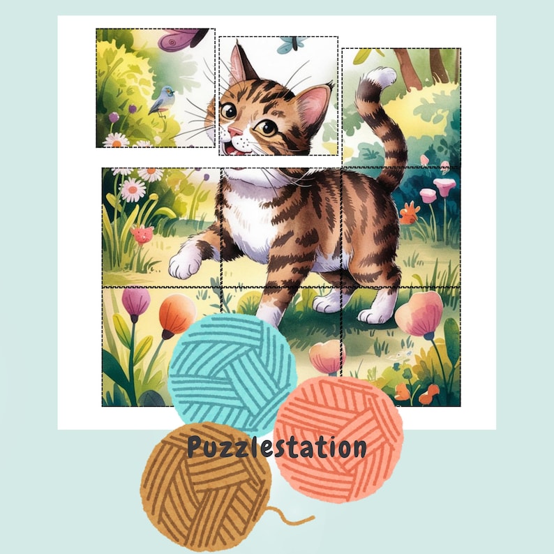 XL Cat Treasure Hunt, Cat Scavenger Hunt, Children's Birthday ...