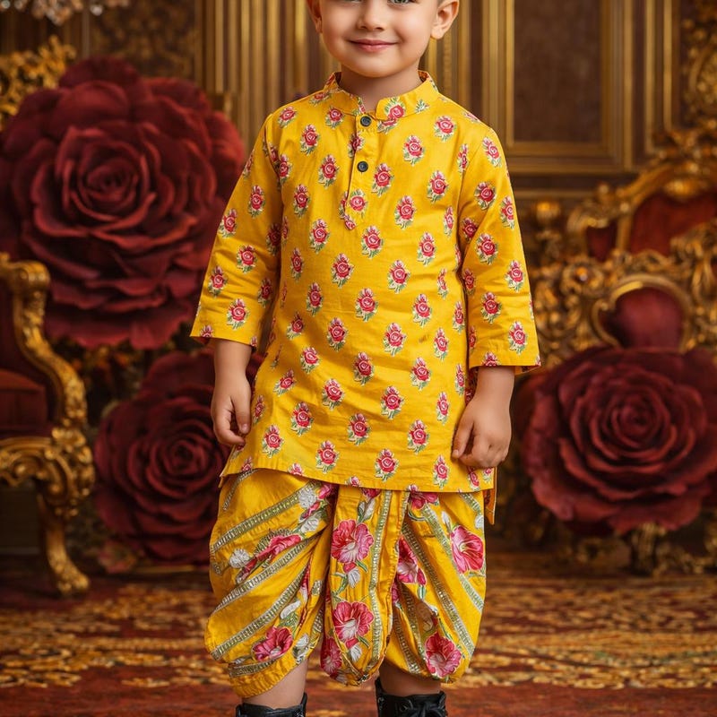 Dhoti Suit Cotton - Etsy