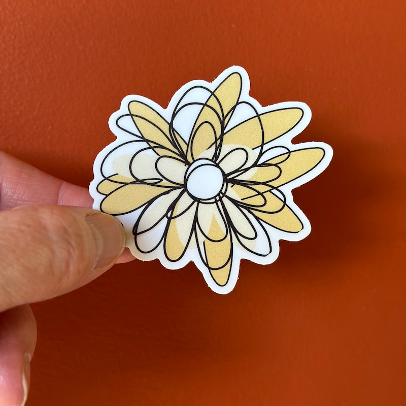 Floral Decal - Etsy