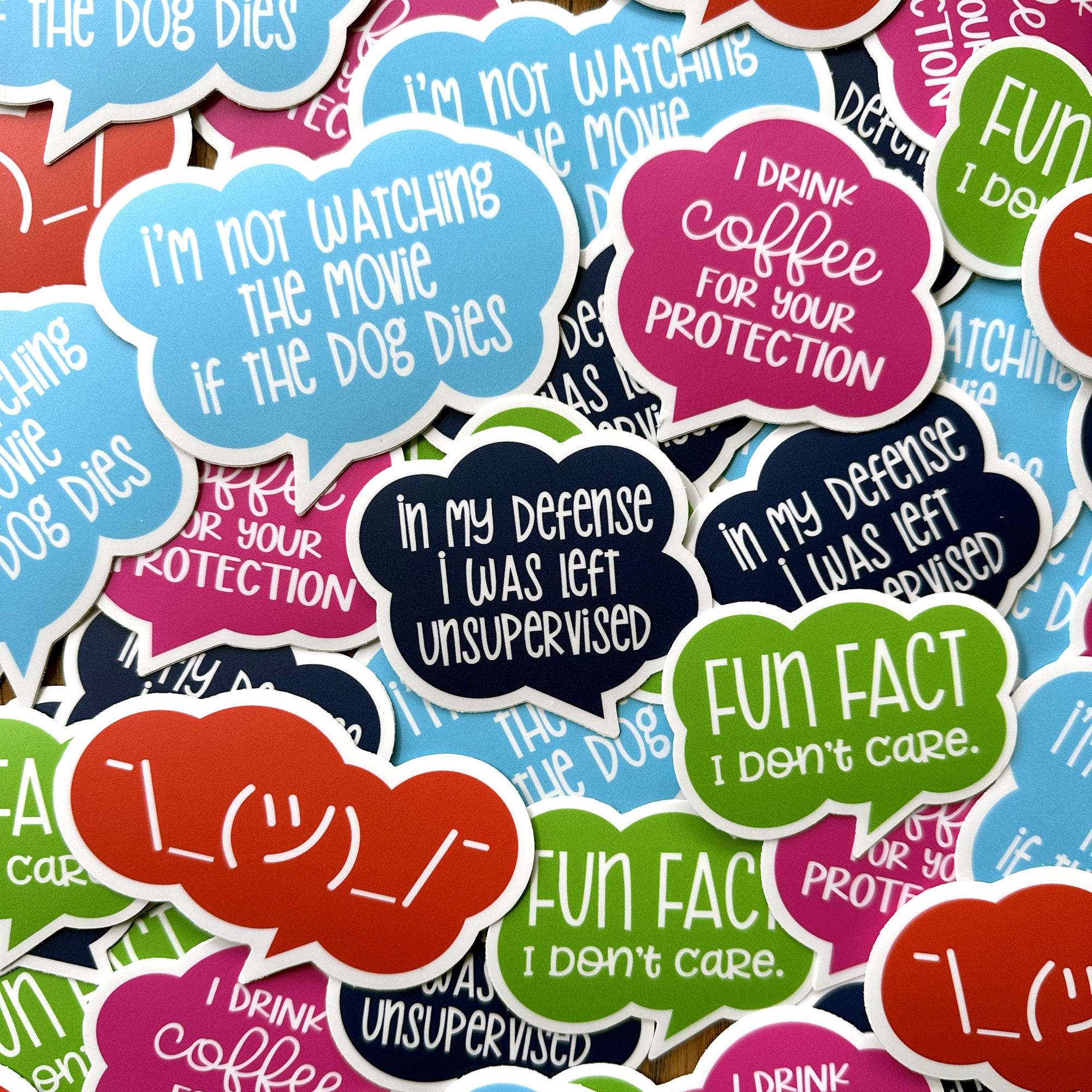 Shruggie Vinyl Sticker Urban Dictionary Emoticon Don't - Etsy