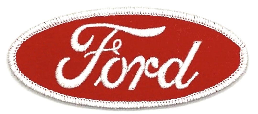 Ford Motorsports Truck Red Car Vintage Style Retro Patch Iron Cap Hat ...