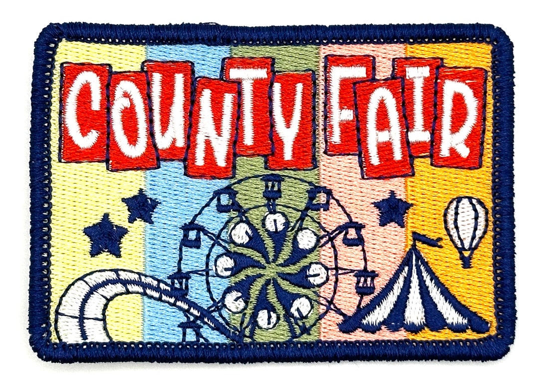 County Fair Carnival State Farm Adult Humor Vintage Style Retro Patch ...