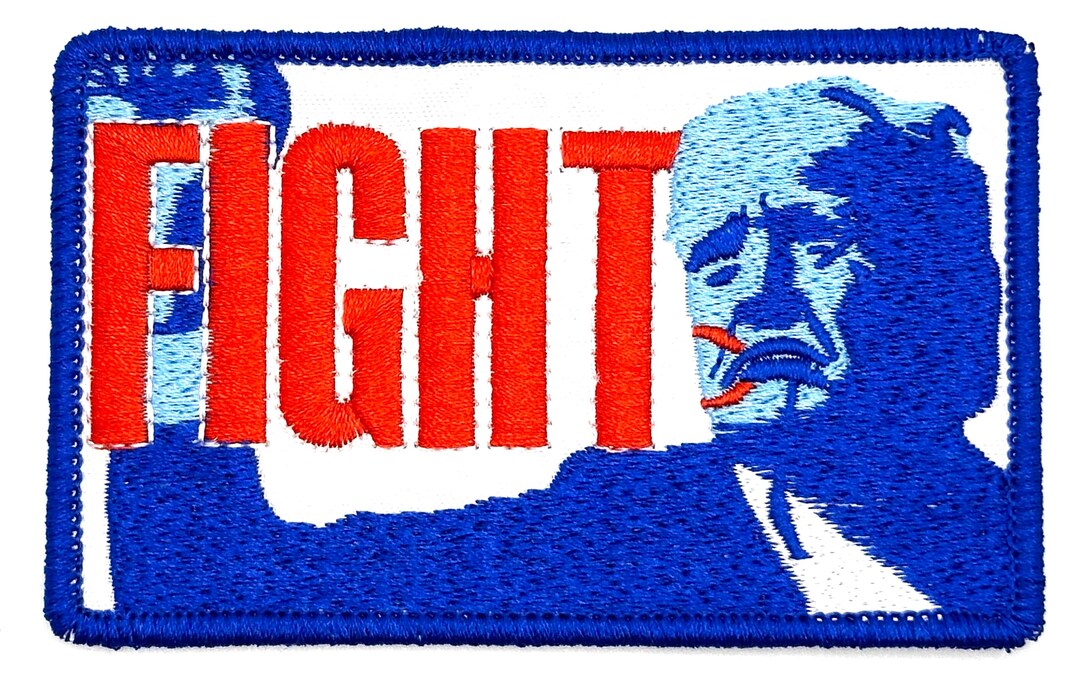 Donald Trump Fight Patch Retro Style Iron Sew on American Election ...