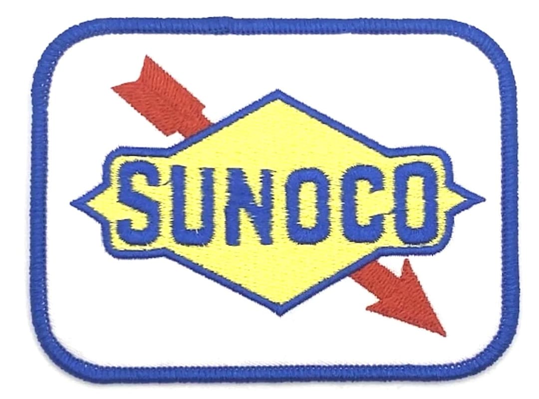 Sunoco Gasoline Oil Gas Station Sew Iron on Hat Patch Retro Vintage ...