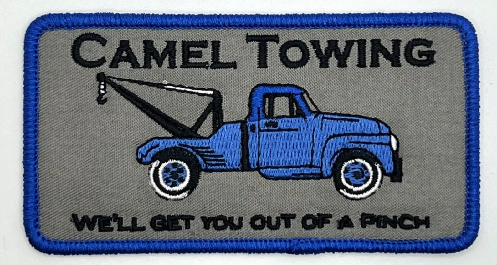Camel Towing Wrecker Service Adult Humorous Funny Vintage Style Patch ...