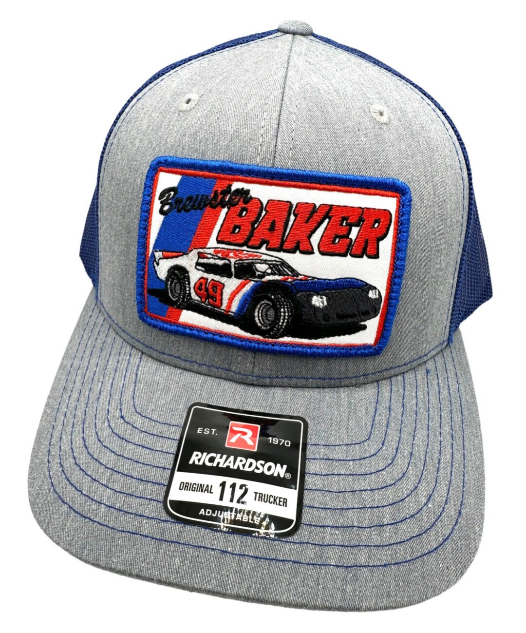 Brewster Baker Six Pack Nascar Racing Richardson 112 Trucker Snapback ...