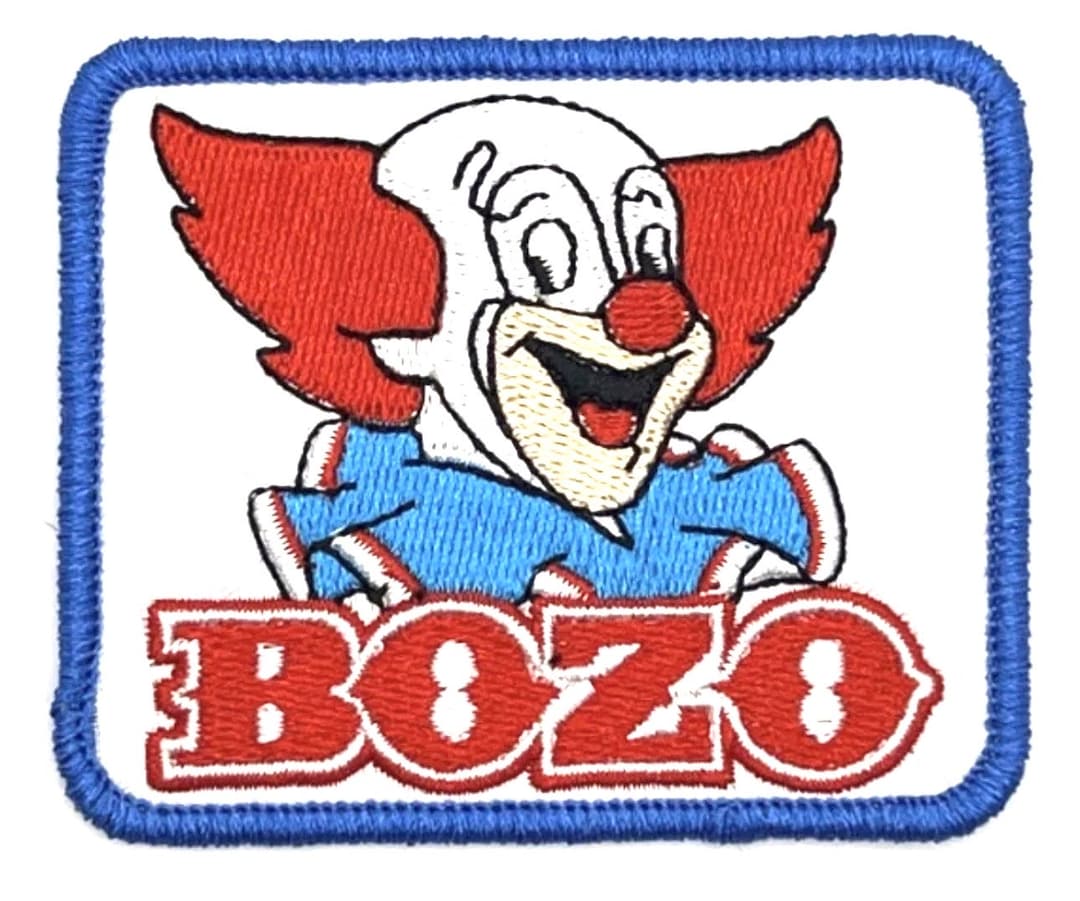 Bozo the Clown Kids TV Classic Show Iron Sew on Patch Vintage Retro - Etsy