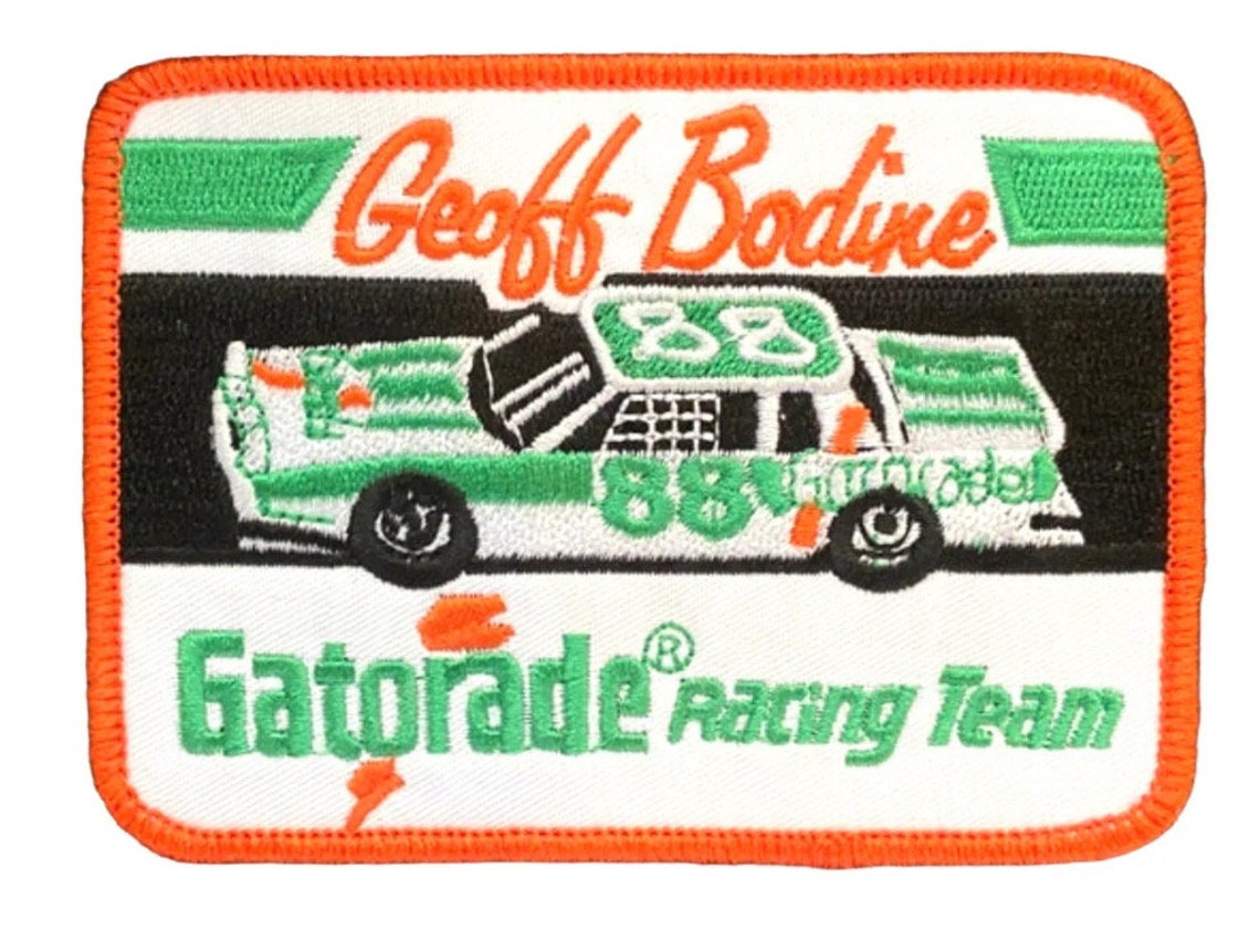 Geoff Bodine Gatorade Nascar Racing Patch Retro Vintage Style Hat Cap ...