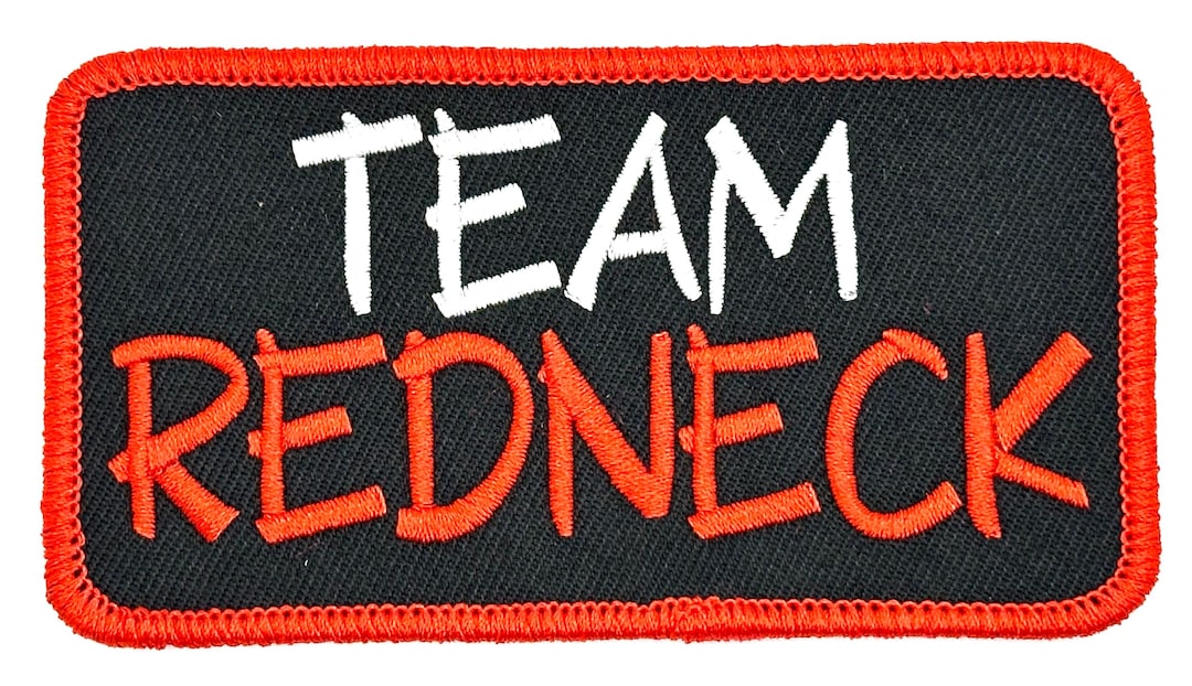 Team Redneck Country Boy Patriotic Adult Humor Style Retro Patch Hat ...