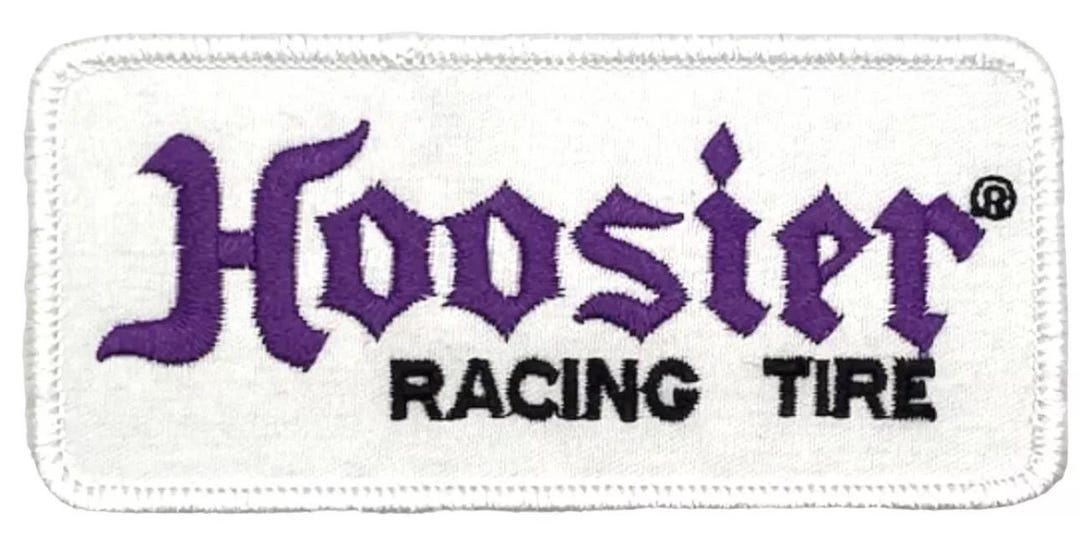 Hoosier Racing Tire Patch NASCAR Iron Sew on Vintage Style Retro Cap ...