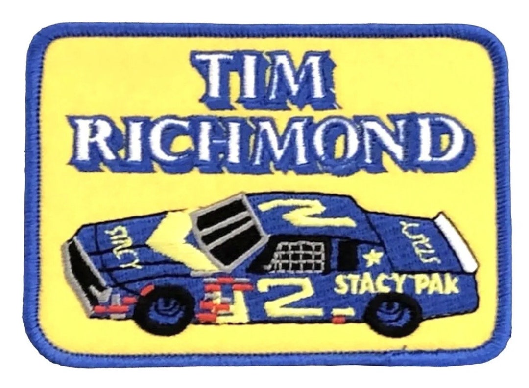 Tim Richmond Stacy Pak Nascar Racing Patch Retro Vintage Iron Sew on ...