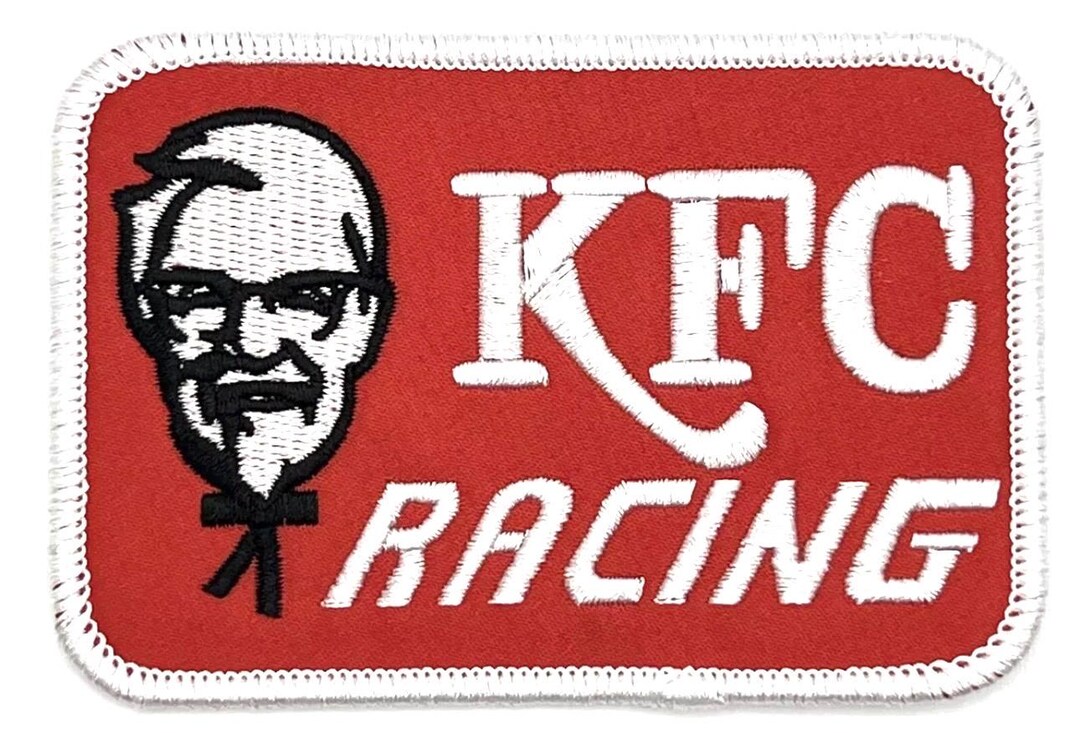 KFC Racing NASCAR Kentucky Waltrip Patch Iron Sew on Vintage Style ...