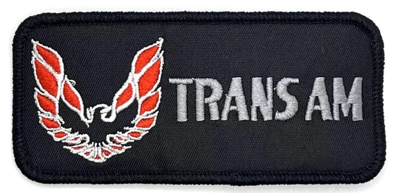 Pontiac Firebird Trans Am Hot Rod Patch Iron Sew on Vintage Style Retro ...