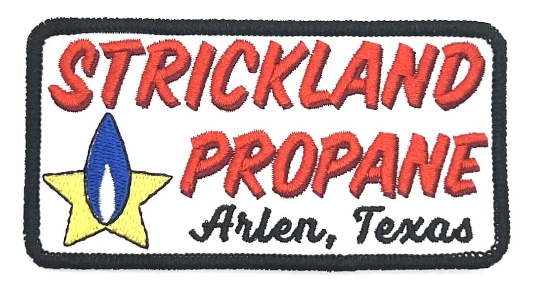 Strickland Propane King of the Hill Patch Iron on Vintage Style Retro ...