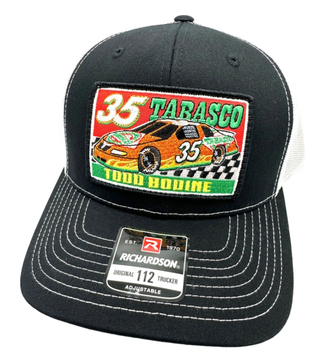 Todd Bodine Tabasco Nascar Racing Richardson 112 Trucker Snapback Hat ...