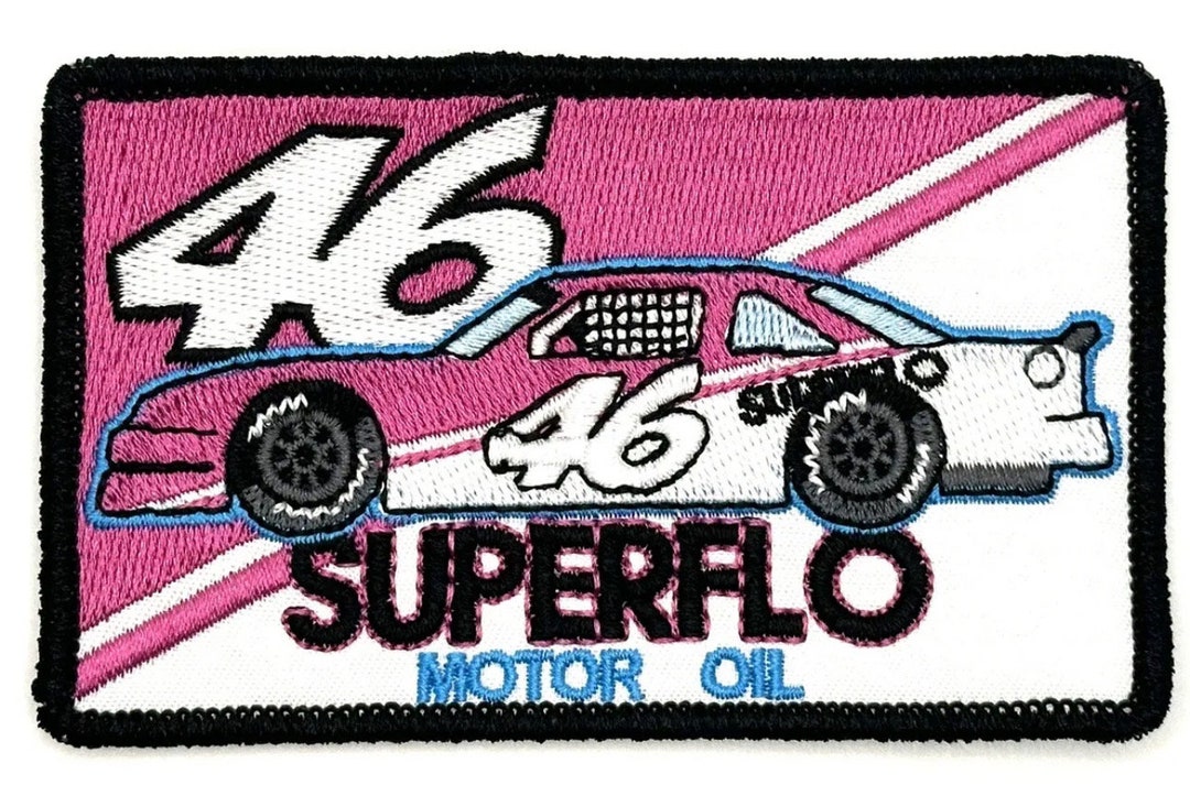 Cole Trickle Superflo Days of Thunder NASCAR Racing Patch Vintage Retro ...