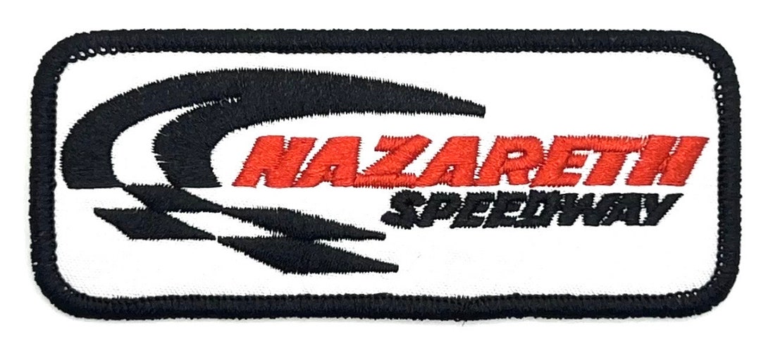 Nazareth Speedway NASCAR Racing Patch Iron Sew on Vintage Style Retro ...