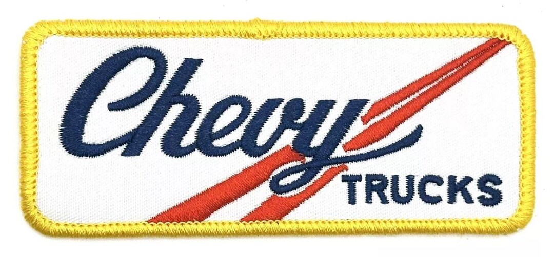 Chevy Chevrolet Trucks Car Vintage Style Retro Patch Iron Sew Cap Hat ...