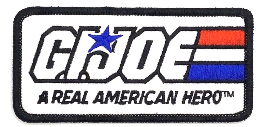 G I Joe American Hero Toys Figures Iron Sew Patch Vintage Style Retro ...
