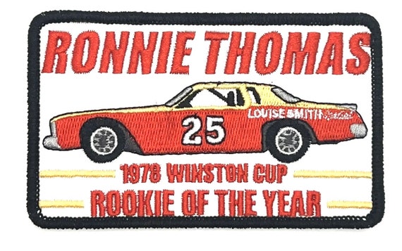 Ronnie Thomas 1978 NASCAR Winston Cup ROY Racing Patc… - Gem