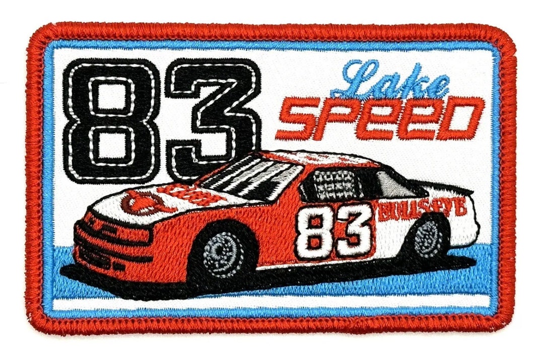 Lake Speed NASCAR Racing Bullseye BBQ Patch Iron Sew on Vintage Style ...