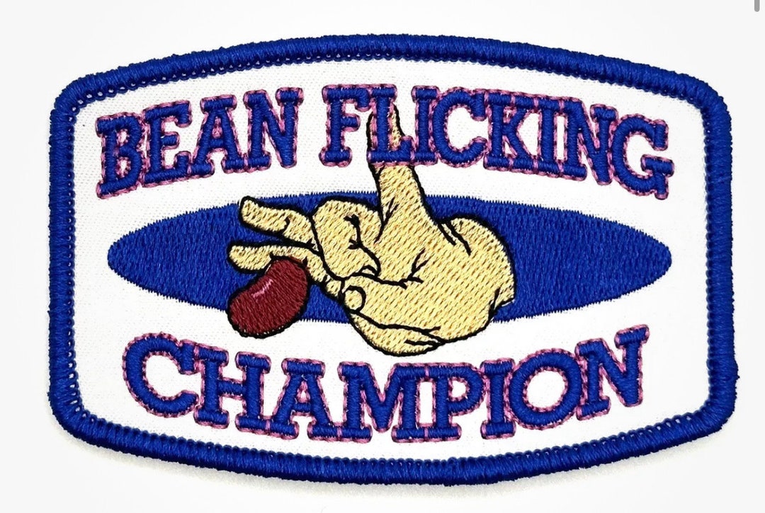 Bean Flicking Champion Men’s Gag Gift Humorous Funny Vintage Style ...