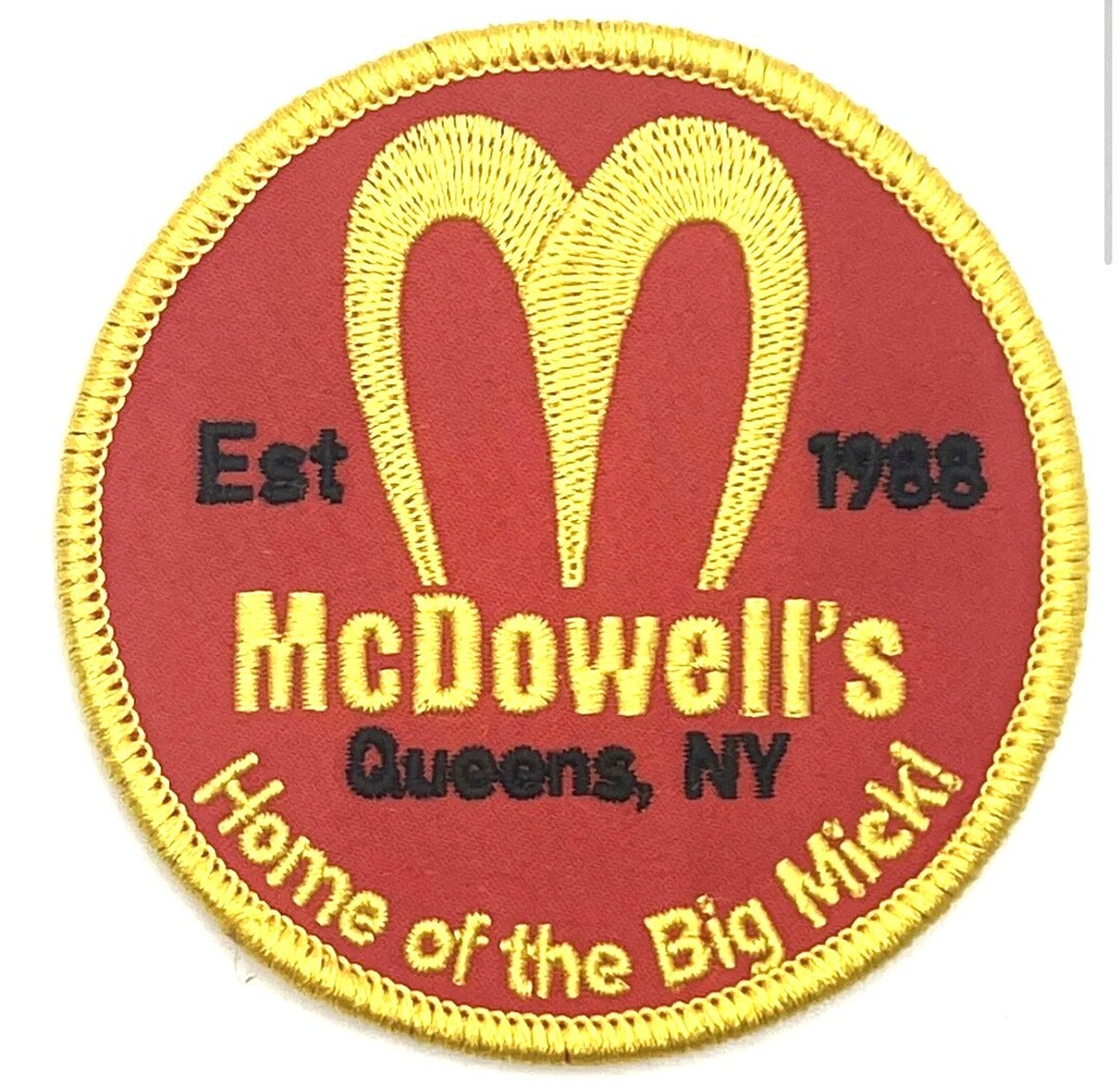 Mcdowell’s Queens NY Coming to America Movie Patch Vintage Style Retro ...
