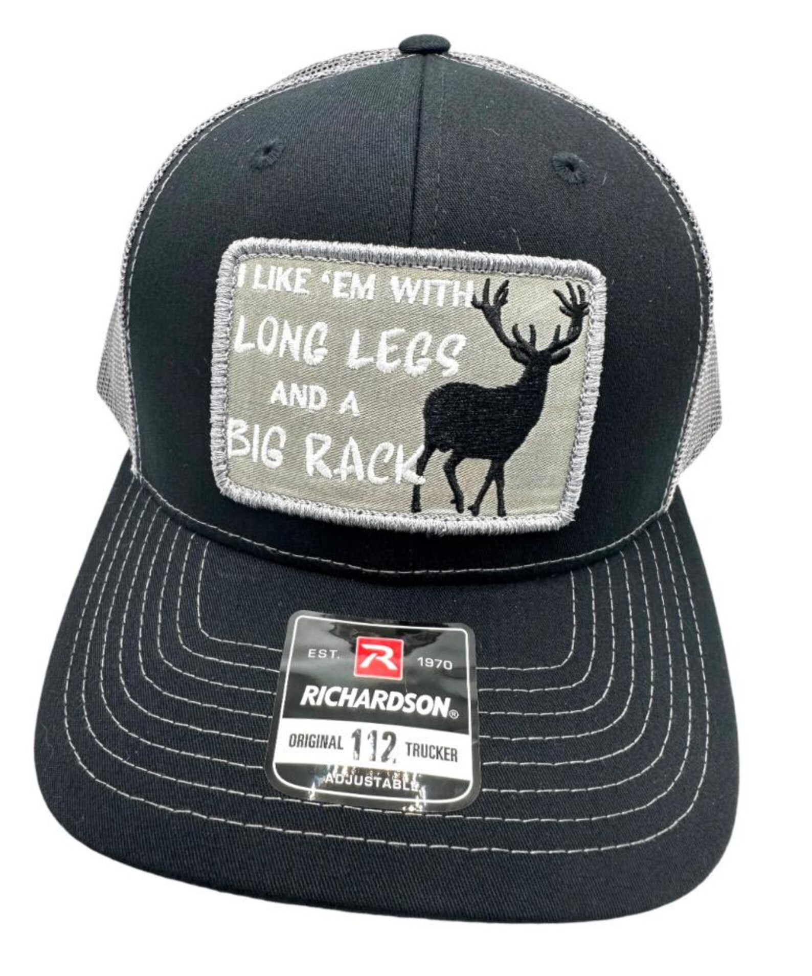 Long Legs Big Rack Deer Hunting Funny Richardson 112 Trucker Snapback ...