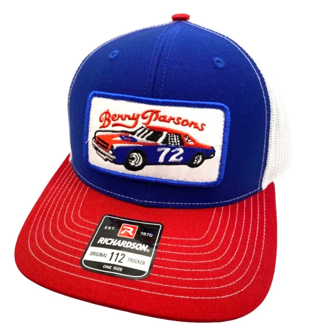 Benny Parsons #72 Nascar Racing Richardson 112 Trucker Snapback Hat Cap ...