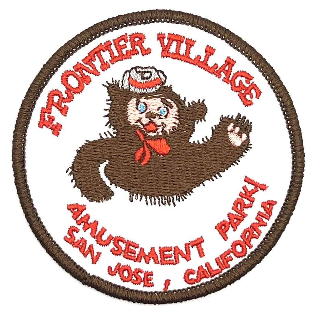 Frontier Village Amusement Park San Jose California Vintage Style Patch ...