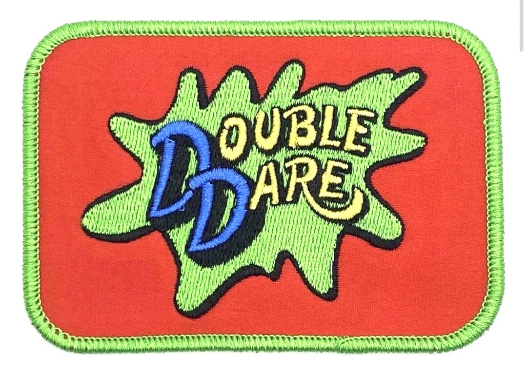 Double Dare Nickelodeon Game Show TV Iron on Sew Patch Vintage Style ...