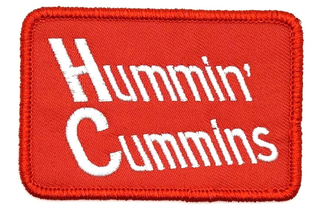 Hummin’ Cummins Diesel Power Farm Equipment Vintage Style Retro Patch ...
