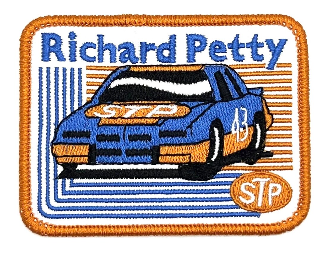Richard Petty STP NASCAR Racing Patch Iron Sew on Vintage Style Retro ...